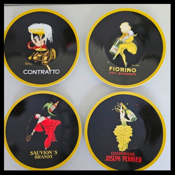 Sakura | Kitchen | Vintage The Sakura Table Poster Snack Plates Set Of ...